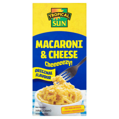Tropical Sun Macaroni & Cheese Original Flavour 206g - ASDA Groceries
