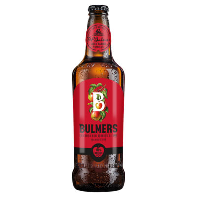 Bulmers Crushed Red Berries & Lime Cider Bottle 4% ABV 500ml - ASDA ...