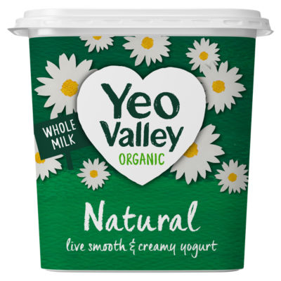 Yeo Valley Organic Smooth & Creamy Live Natural Yogurt 950g - ASDA ...