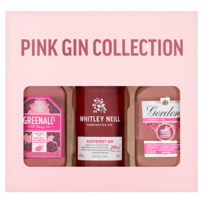 Pink Gin Spirit Selection 3 x 5cl - ASDA Groceries