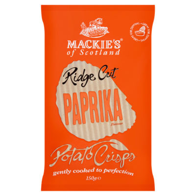 Mackie's of Scotland Ridge Cut Paprika Flavour Potato Crisps - ASDA ...