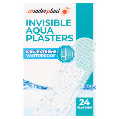 Masterplast 24 Invisible Aqua Plasters - ASDA Groceries