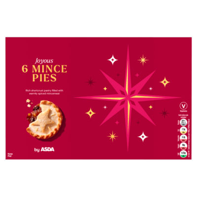 The BAKERY at ASDA Joyous 6 Mince Pies - ASDA Groceries