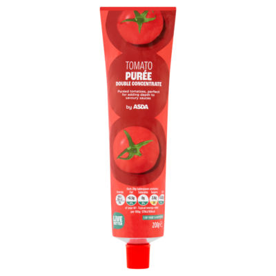 ASDA Double Concentrate Tomato Purée 200g - ASDA Groceries