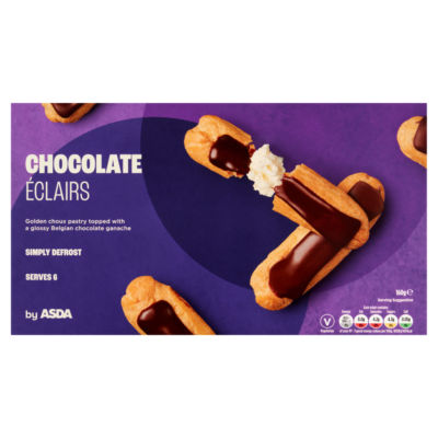 ASDA Chocolate Éclairs 160g - ASDA Groceries