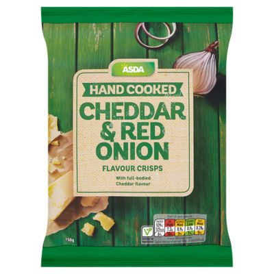 ASDA Hand Cooked Cheese & Onion Crisps - ASDA Groceries