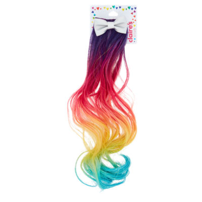 Claire's Club Fake Hair Rainbow Clip - ASDA Groceries