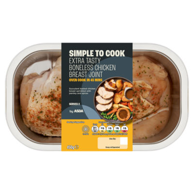 ASDA Extra Tasty Boneless Chicken Breast Joint 450g - ASDA Groceries