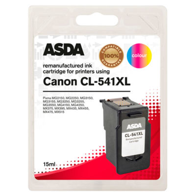 ASDA Canon CL-541XL Colour Ink Cartridge - ASDA Groceries