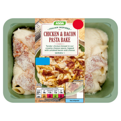 ASDA Italian Chicken & Bacon Pasta Bake - ASDA Groceries