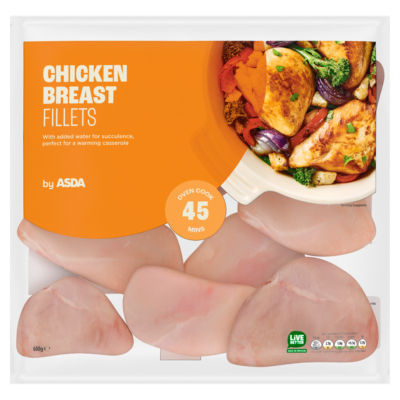 ASDA Chicken Breast Fillets 600g - ASDA Groceries