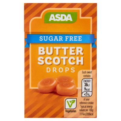 ASDA Sugar Free Butter Scotch Drops - ASDA Groceries