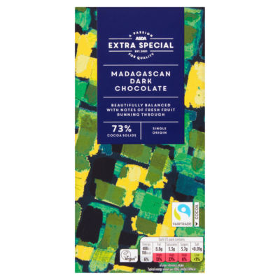 ASDA Extra Special Exceptional by Madagascan Dark Chocolate 100g - ASDA ...