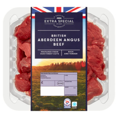 ASDA Extra Special Aberdeen Angus Diced Beef - ASDA Groceries