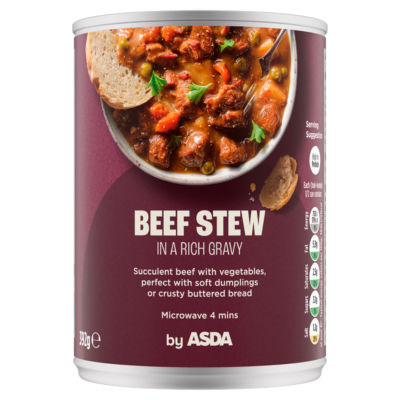 ASDA Beef Stew in a Rich Gravy 392g - ASDA Groceries