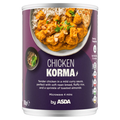 ASDA Chicken Korma 392g - ASDA Groceries