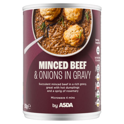 ASDA Minced Beef & Onions in Gravy 392g - ASDA Groceries