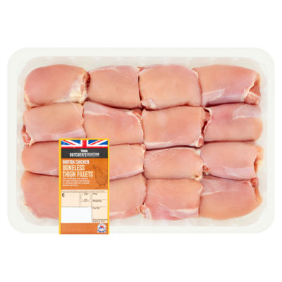 ASDA Butcher's Selection British Chicken Boneless Thigh Fillets - ASDA ...