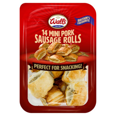 Wall's 14 Mini Pork Sausage Rolls 140g - ASDA Groceries