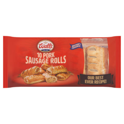 Wall's 10 Pork Sausage Rolls 550g - ASDA Groceries