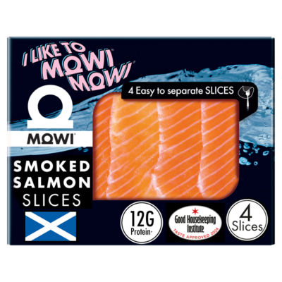 MOWI Scottish Smoked Salmon Slices 100g - ASDA Groceries