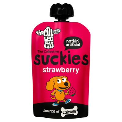 The Collective Strawberry Suckies 90g - ASDA Groceries