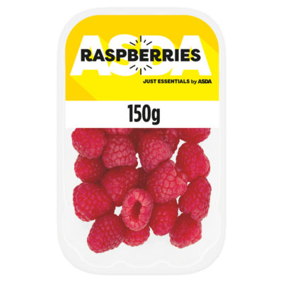 JUST ESSENTIALS by ASDA Raspberries 150g - ASDA Groceries