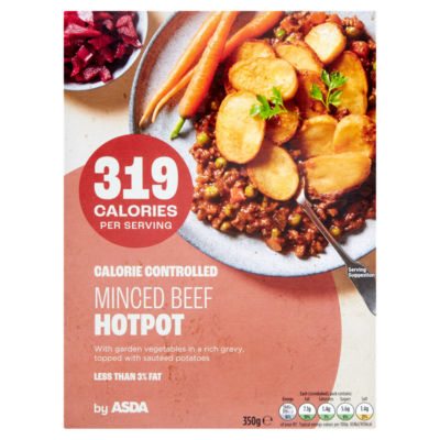 ASDA Calorie Controlled Minced Beef Hotpot 350g - ASDA Groceries
