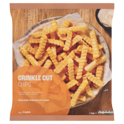 ASDA Crinkle Cut Chips 1.5kg - ASDA Groceries