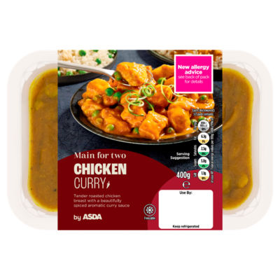 ASDA Main for Two Chicken Curry 400g - ASDA Groceries