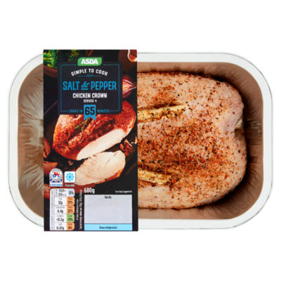 ASDA Simple to Cook Salt & Pepper Chicken Crown - ASDA Groceries