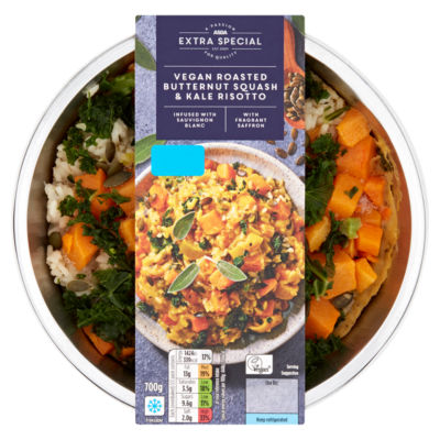 ASDA Extra Special Vegan Roasted Butternut Squash & Kale Risotto - ASDA ...