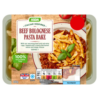 ASDA Beef Bolognese Pasta Bake - ASDA Groceries