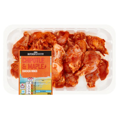 ASDA Butcher's Selection Chipotle & Maple Chicken Wings - ASDA Groceries