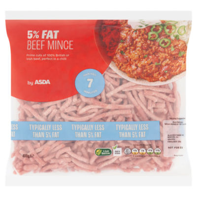 ASDA 5% Fat Beef Mince 400g - ASDA Groceries