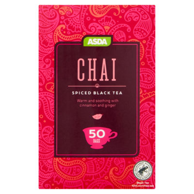 ASDA Chai Spiced Black Tea 50 Bags - ASDA Groceries