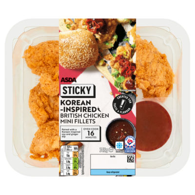 ASDA Sticky Korean-Inspired British Chicken Mini Fillets - ASDA Groceries
