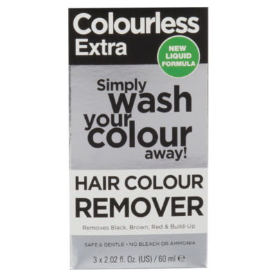 Colourless Hair Colour Remover 3 x 60ml - ASDA Groceries
