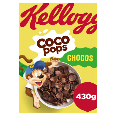 Kellogg's Coco Pops Chocos Chocolate Breakfast Cereal 430g - ASDA Groceries