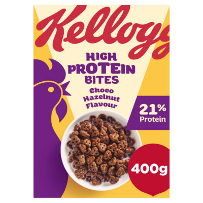 Kellogg's High Protein Bites Chocolate Cereal 400g - ASDA Groceries
