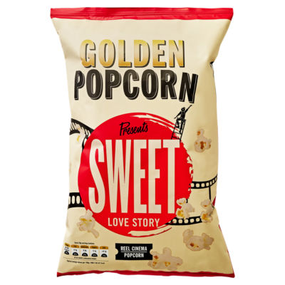 Golden Popcorn Presents Sweet Love Story Reel Cinema Popcorn 80g - ASDA ...