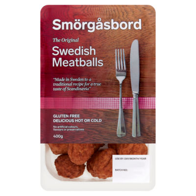 Smorgasbord The Original Swedish Meatballs 400g - ASDA Groceries