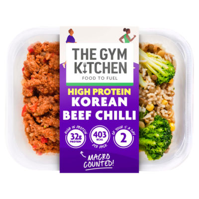 The Gym Kitchen Korean Beef Chilli 400g - ASDA Groceries