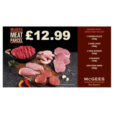 McGees Your Butcher Meat Parcel 1550g - ASDA Groceries