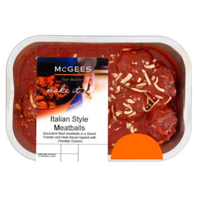 McGees Your Butcher Italian Style Meatballs 500g - ASDA Groceries