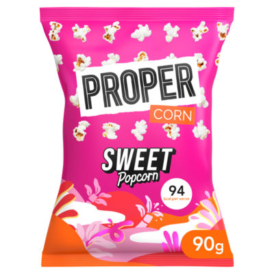 Proper Corn Corn Sweet Popcorn 90g - ASDA Groceries
