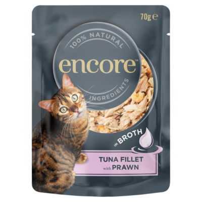 Encore Cat Food Tuna with Prawn Pouch 70g - ASDA Groceries