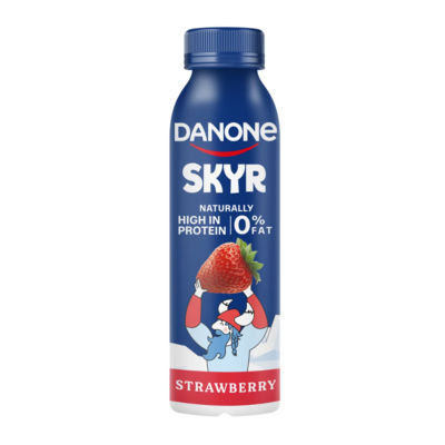 Danone Skyr 0% Fat High Protein Strawberry Yoghurt Drink 270ml - ASDA ...