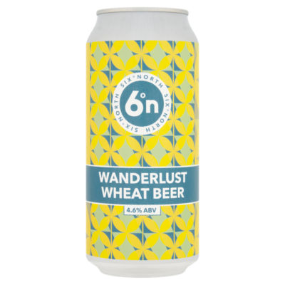 Six°North Wanderlust Wheat Beer 440ml - ASDA Groceries
