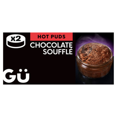 GU Chocolate Soufflé Hot Puds 2 x 60g (120g) - ASDA Groceries